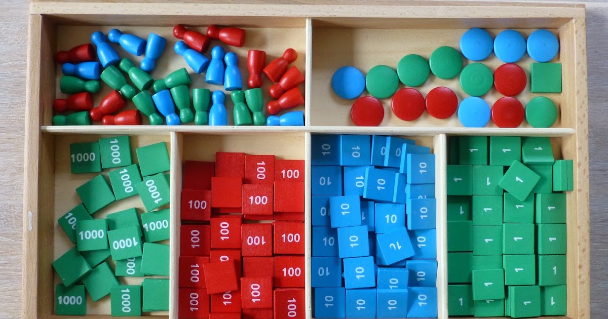 Family FECS: Montessori Activity: Stamp Game - Dynamic Addition