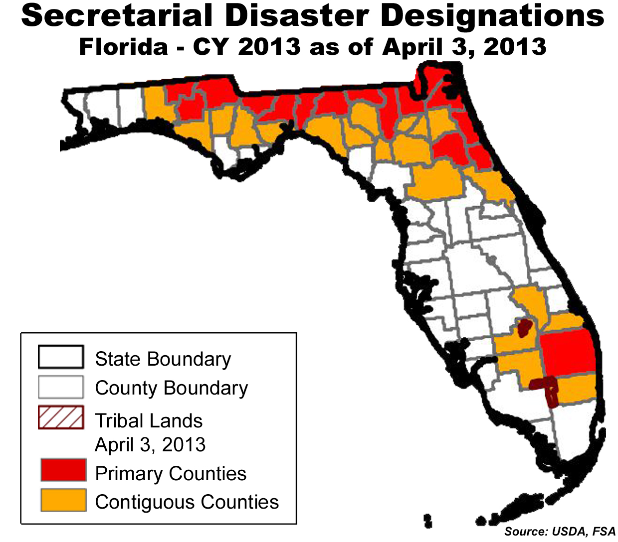 Agricultural Emergency Report: USDA Declares Six Florida Counties ...