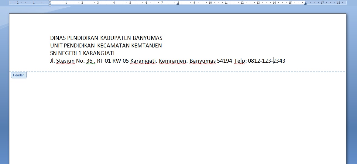 Cara Menciptakan Kop Surat Resmi Yang Baik Dan Benar - belajar ...