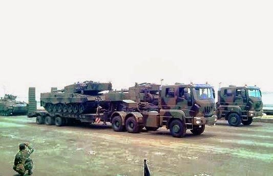 Asian Defence News: Indonesian army Leopard Tank carrier Iveco Trucks