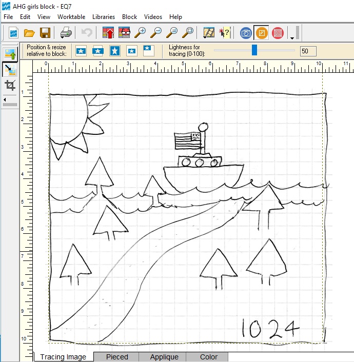 PamelaQuilts: Creating a Block from a Drawing in EQ7 - Celebrating 25 ...