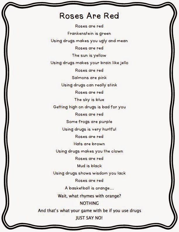 Red Ribbon Week Poems