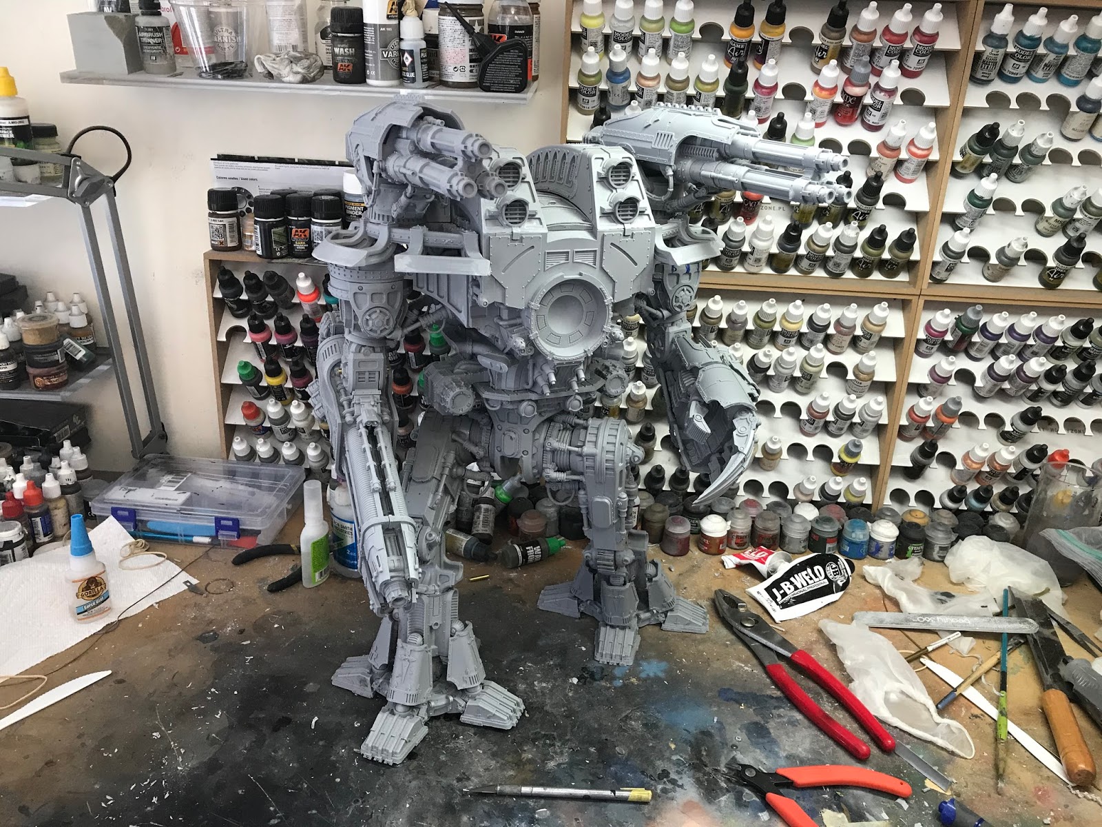 40k Hobby Blog: Warlord Titan Weapons/Arms WIP 6