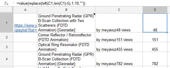 Corner: How to Automatically Parse YouTube View Statistics using importxml?