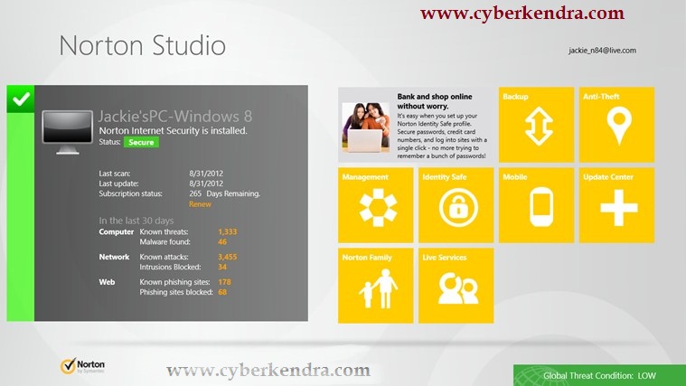Symantec Release Updates Norton for Windows 8 App - Cyber Kendra