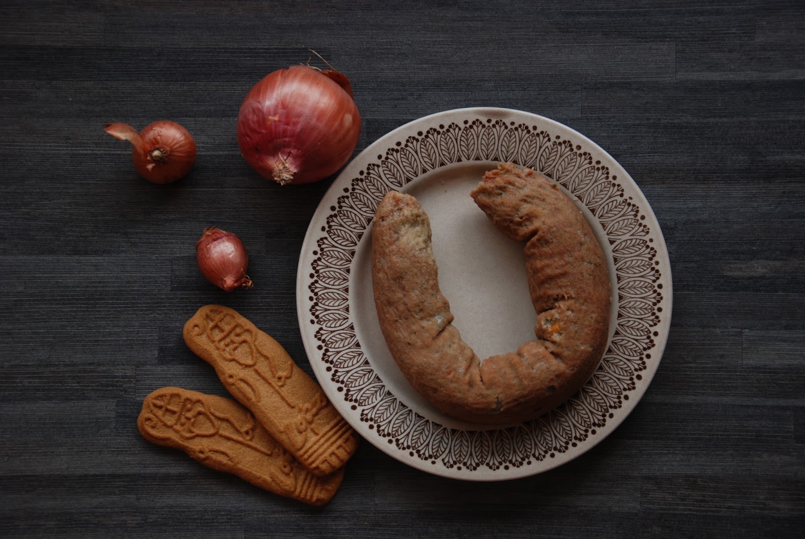 From Belgium wit loof: Boudin au speculoos