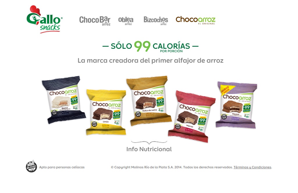 Productos gallo snacks - ciudad sin gluten