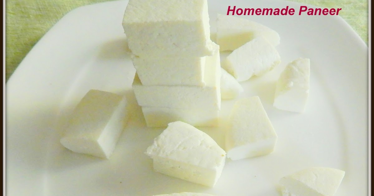 Homemade Paneer - How to Make Paneer ( Cottage Cheese) at Home - Sneha ...