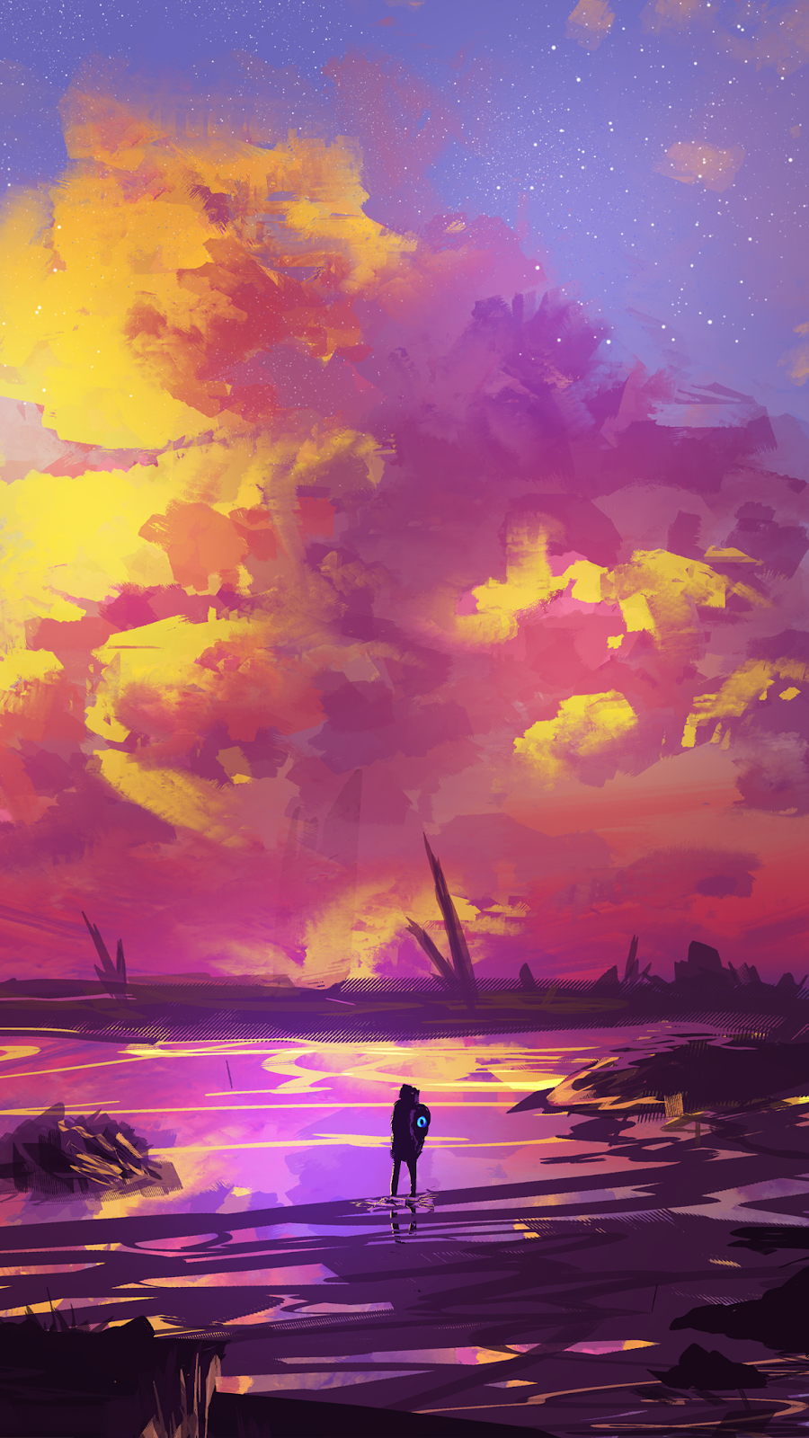 13 BEAUTIFUL PHONE WALLPAPERS - Art by Muhammad Nafay