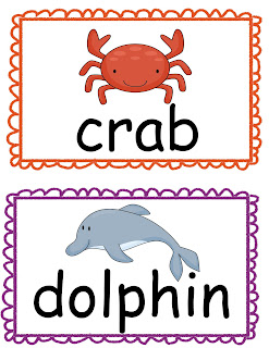 Ocean Theme Read the Room Freebie!