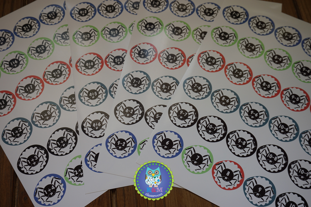 KM Classroom: Halloween Math Addition and Subtraction up to 10 + A Freebie