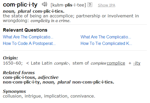 Complicity