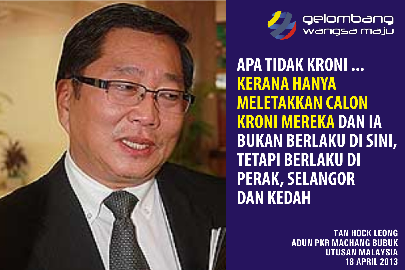 PKR Makin Jahanam ... ADUN Machang Bubuk GELAR PAPAHOMO "BAPA KRONISME ...