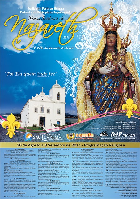 Círio De Nazareth Saquarema Rj Programação Religiosa Das