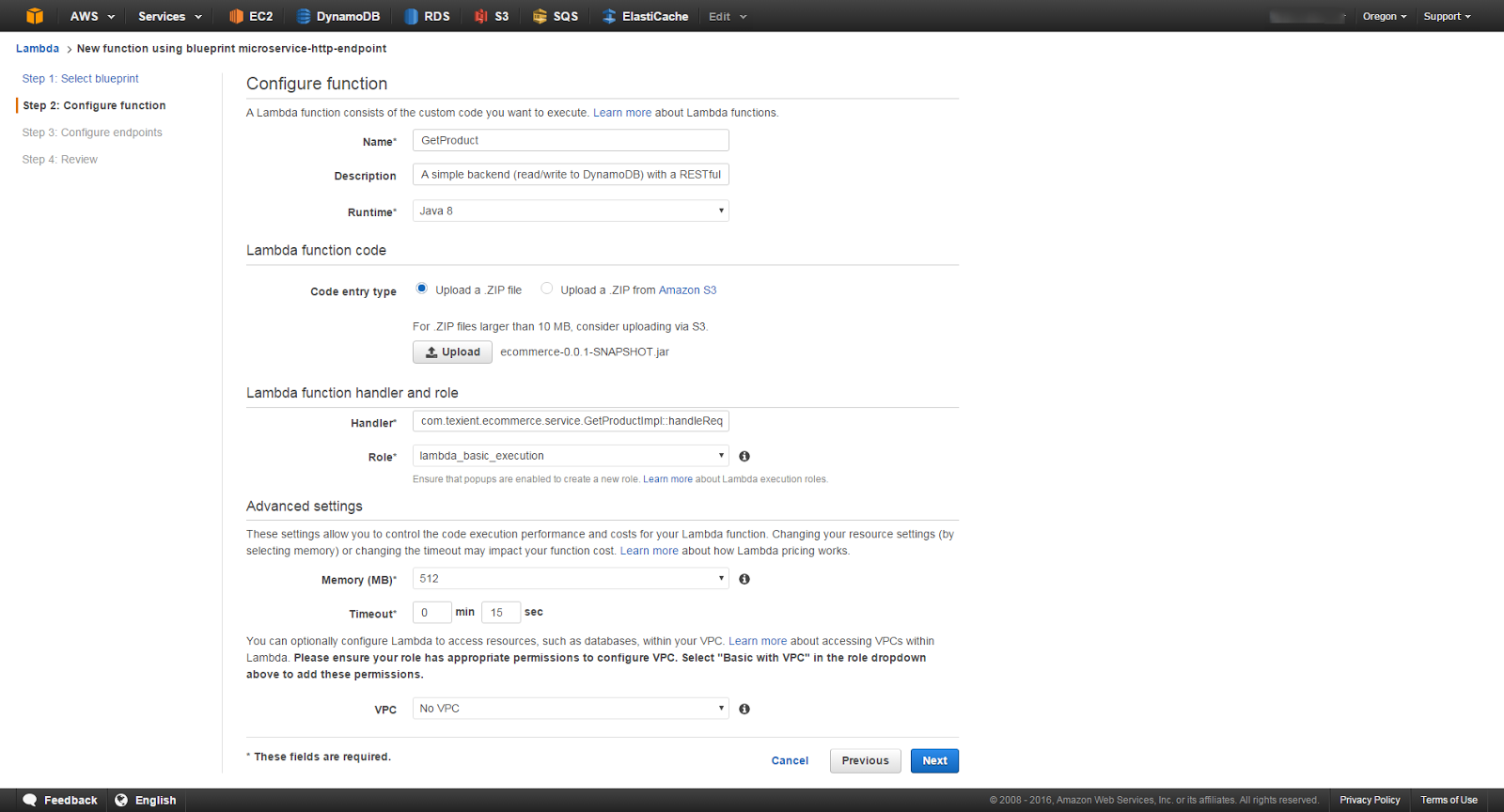 Java Building Serverless Restful Microservices With Aws Lambda And