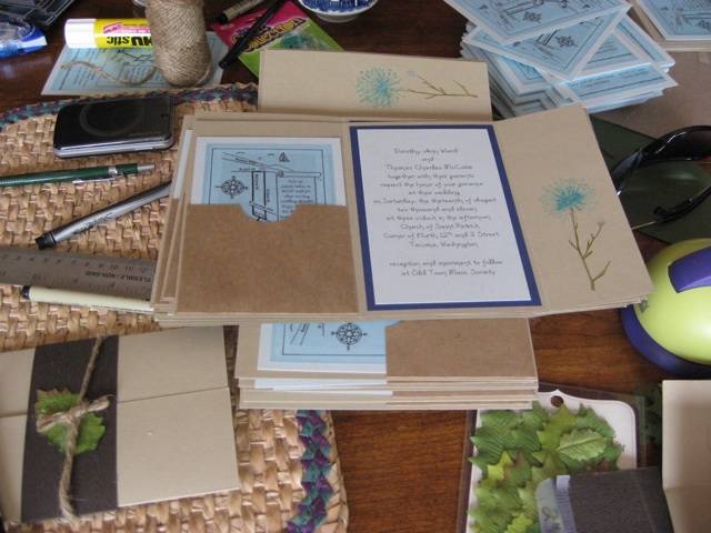 Laura McCabe Designs: DIY Homemade Wedding Invitations!