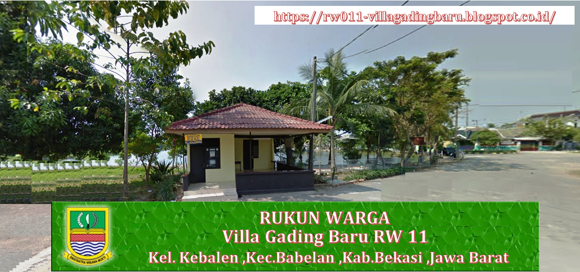 RW 011 VILLA GADING BARU: Prosesi Pemindahan Tenda