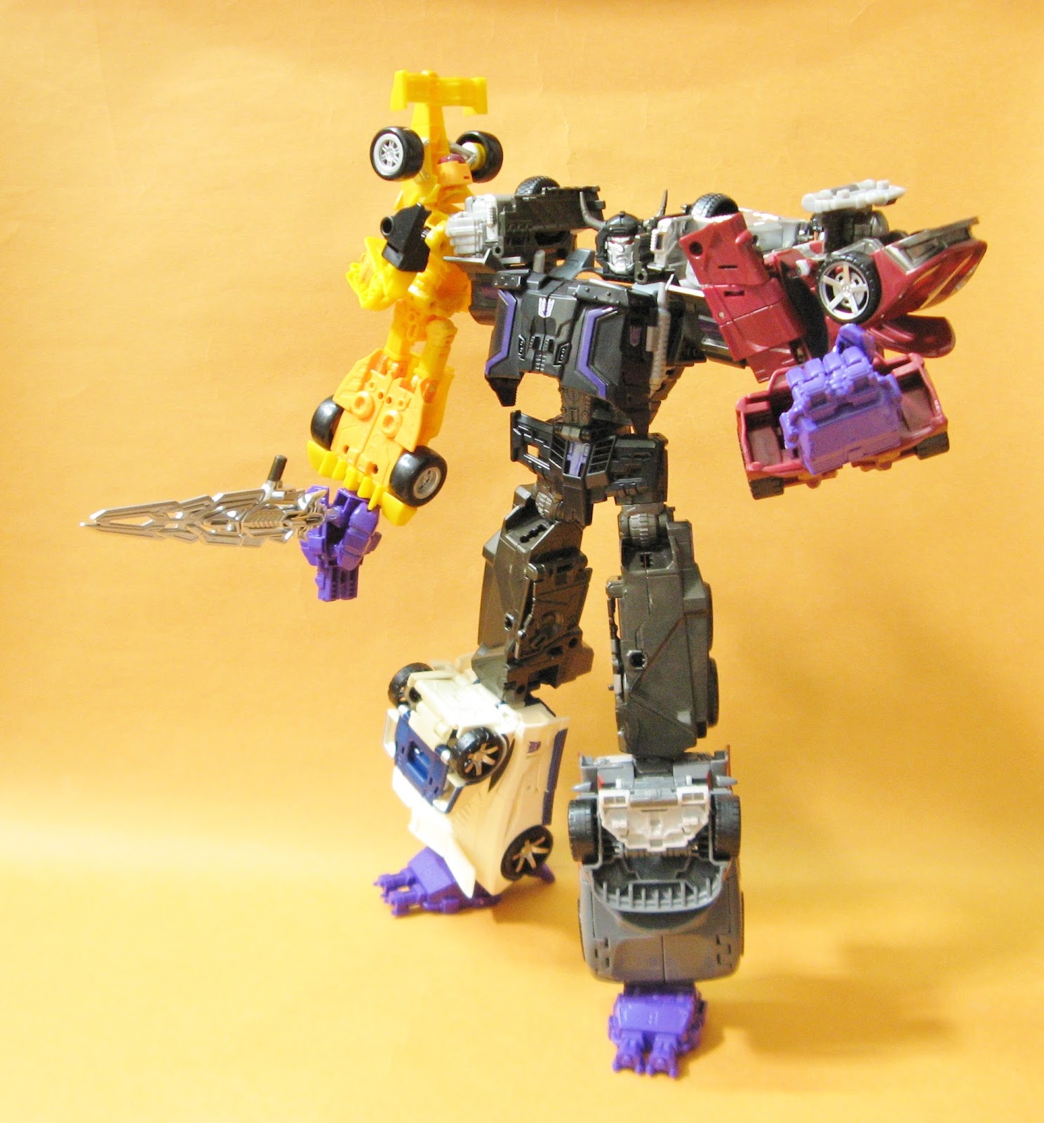 Transformers Unite Warriors UW-02 Decepticon Stunticons MENASOR IDW變形金剛 ...