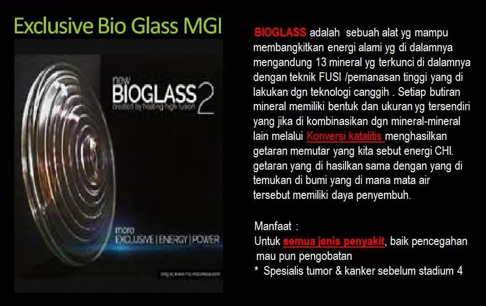 Bioglass MCI | manfaat nano spray