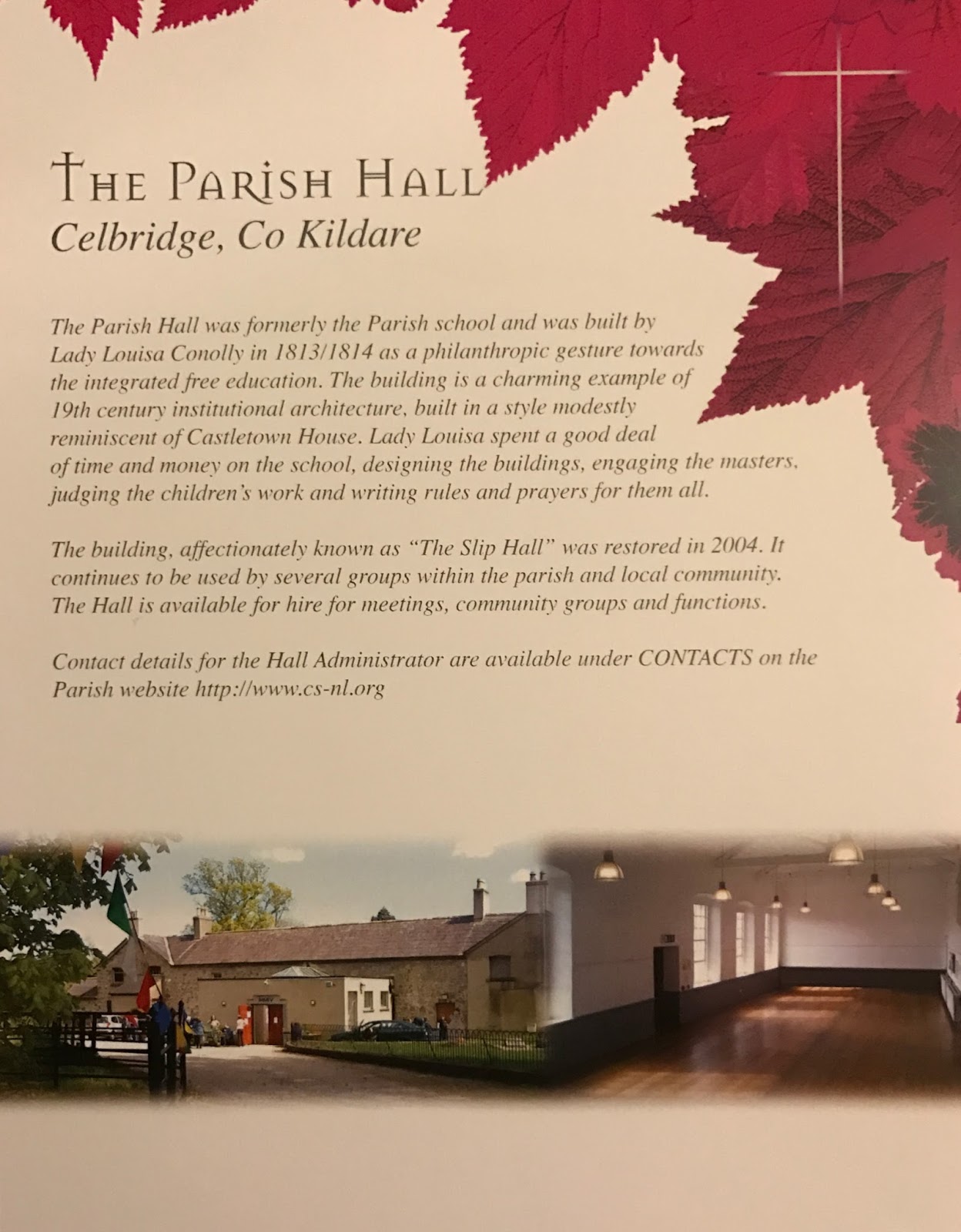 Parish of Celbridge & Straffan with Newcastle-Lyons: The Slip Hall ...