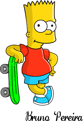 Bruno Nerd Comics: TIME LAPSE - Desenhando o Bart Simpsons com Inkscape