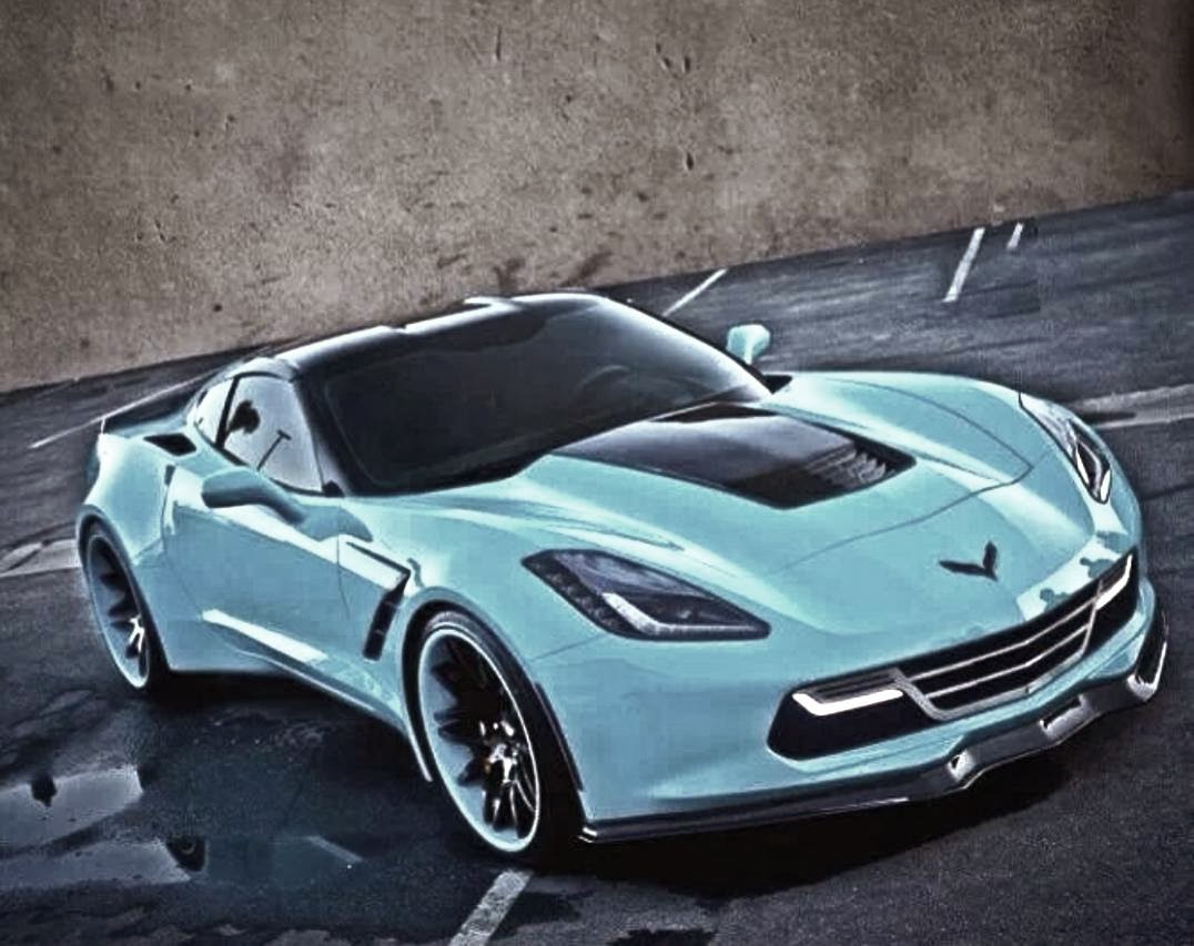 Corvette Brasil: C7 azul Tiffany