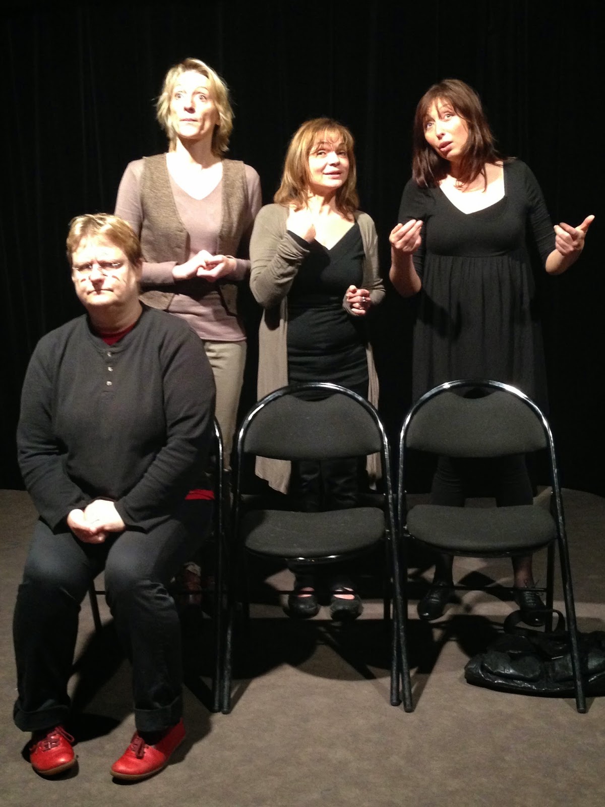 Hélène Serres: Dernier filage avec Karina Marimon qui intègre la troupe ...