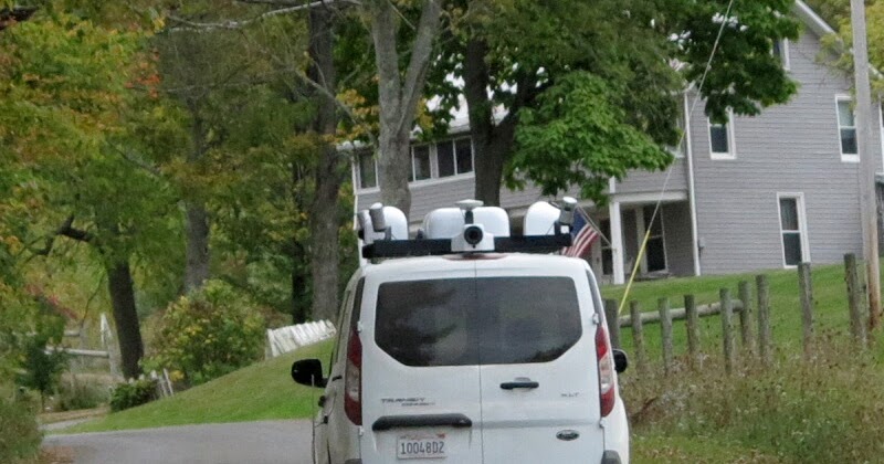 The Joyce Road Neighborhood: Apple Maps Van
