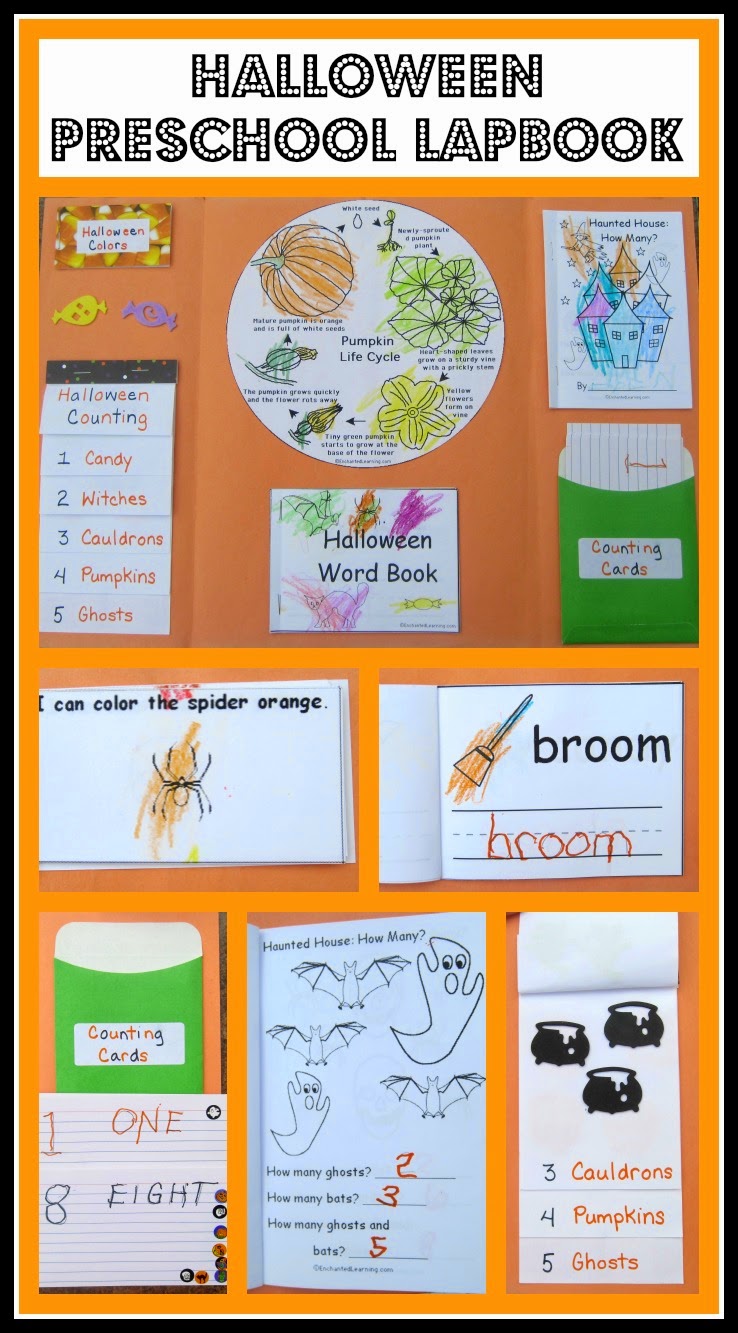 Halloween Preschool Lapbook {Homeschool}