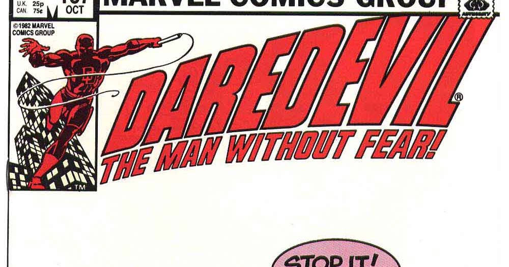 Daredevil #187 - Frank Miller art & cover - Pencil Ink