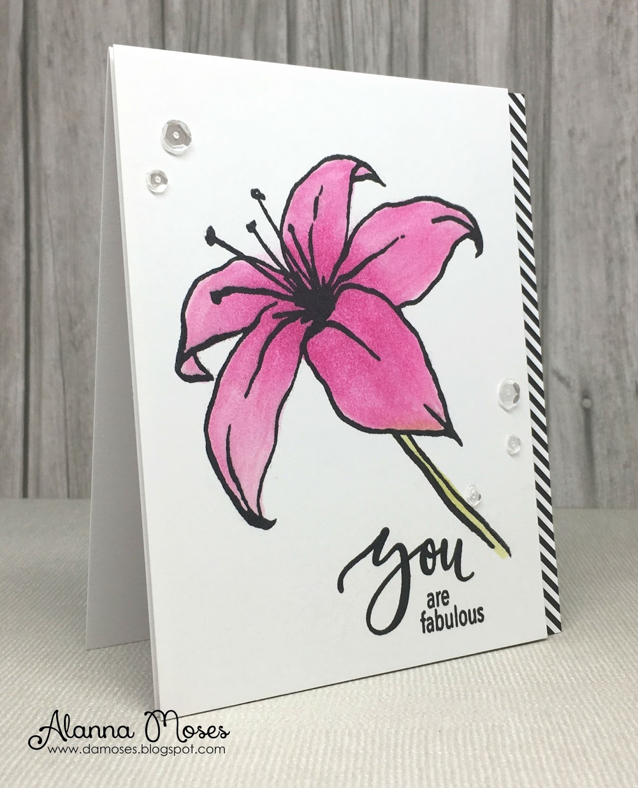 DT Projects for TupeloDesignsLLC - 3 Lily Cards | Embellish Craft Love