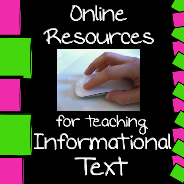 Hello Learning!: Informational Text Online Resources