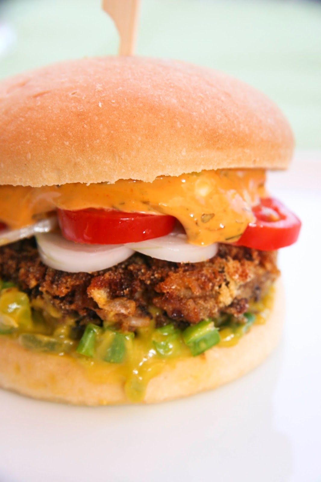 Burger Tex-Mex aux haricots Azuki