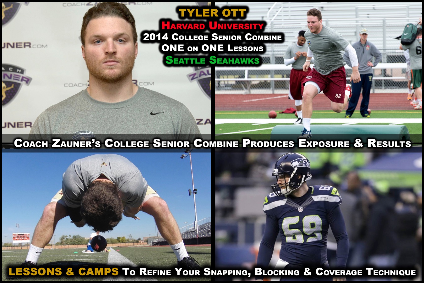 Coach Zauner's Blog...: Tyler Ott Seattle Seahawks Snapper