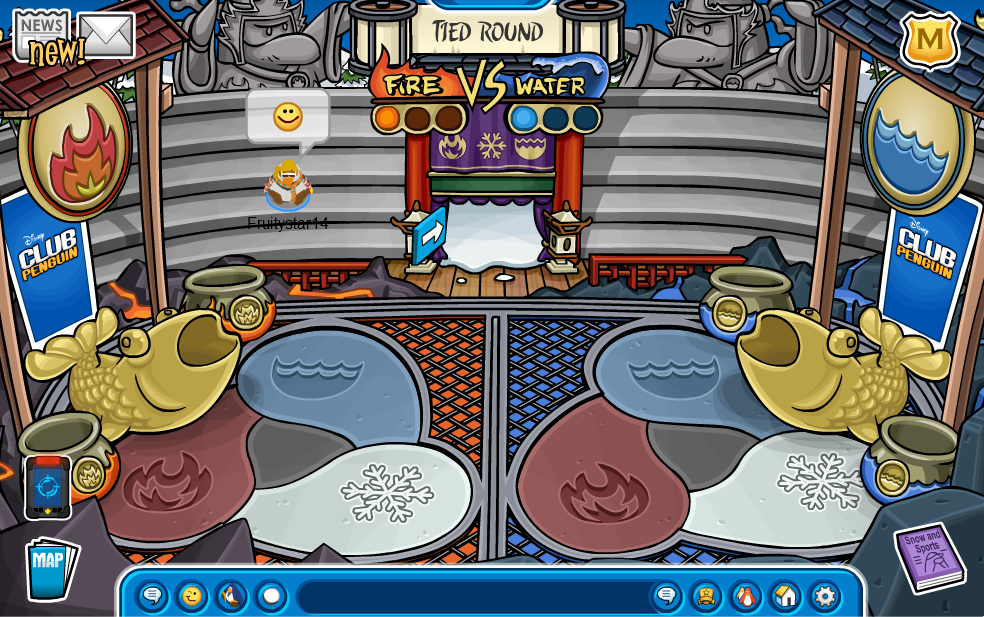 Fruitystar14 in Club Penguin: Club Penguin Penguin Map Updated :)