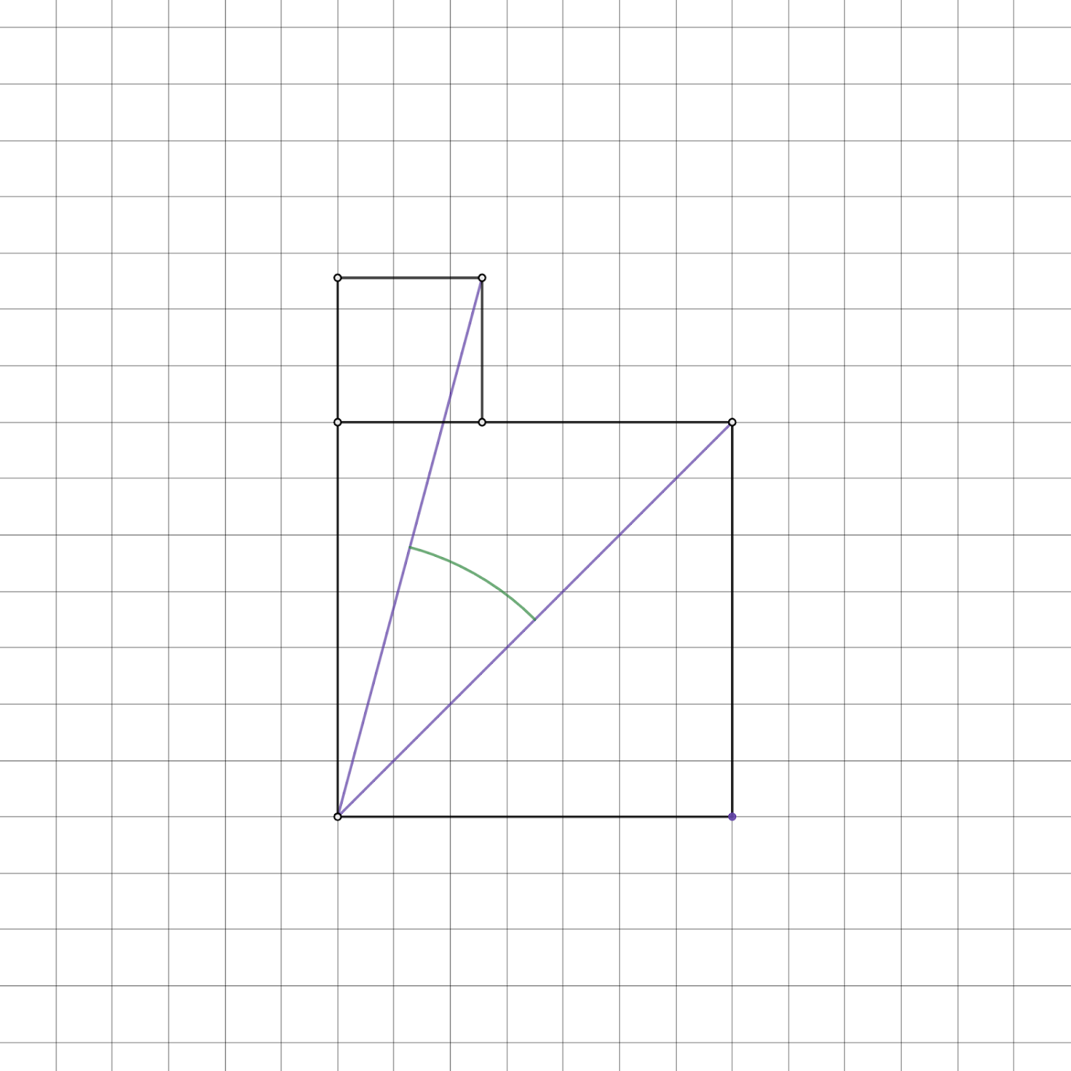 Matematik med Desmos: Angle CAF