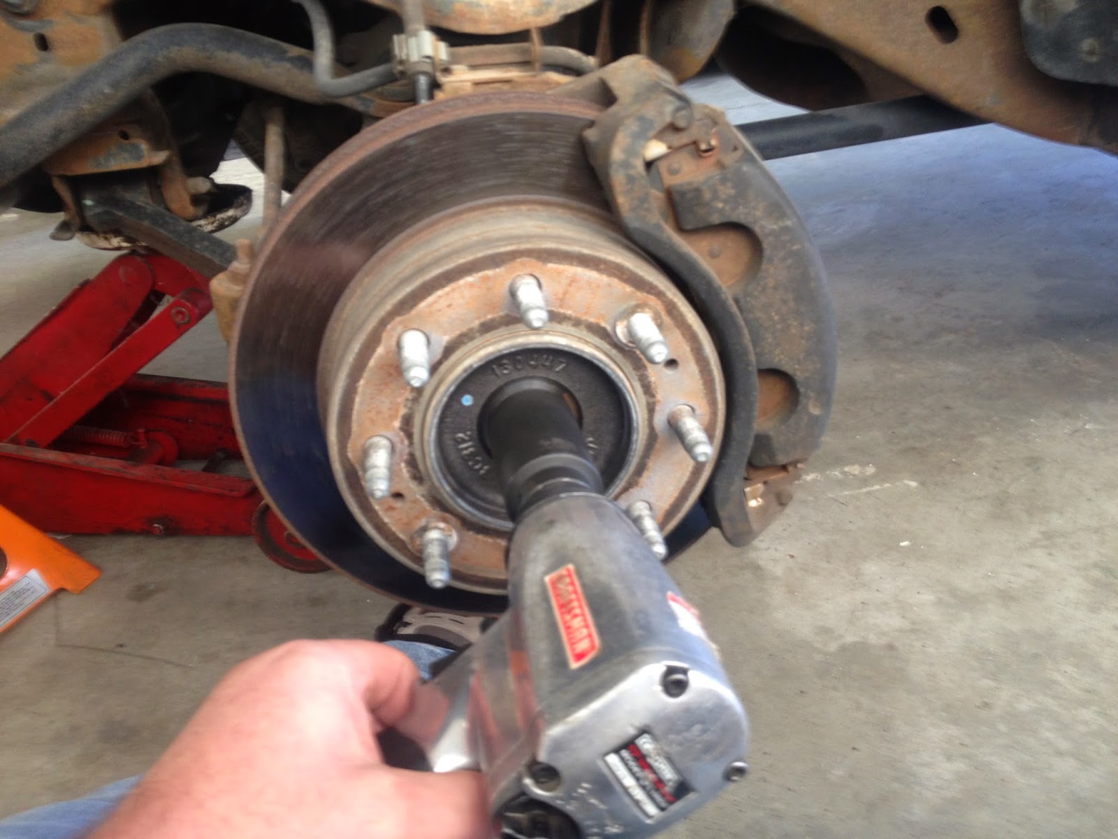 The Bug Boys: Changing a Chevy Silverado's 1500 HD wheel bearing/hub.