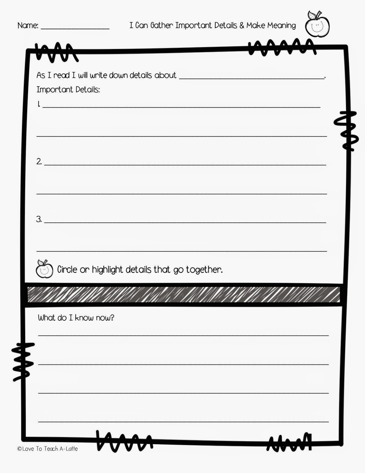 Love to Teach A-Latte: Close Reading Chapter Two: Text Evidence