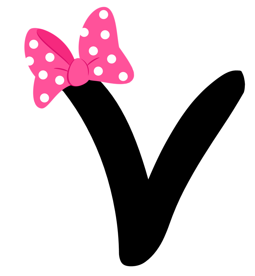 Pin de น้ำฝน en Deus | Lazos de minnie, Letras de disney, Etiquetas minnie