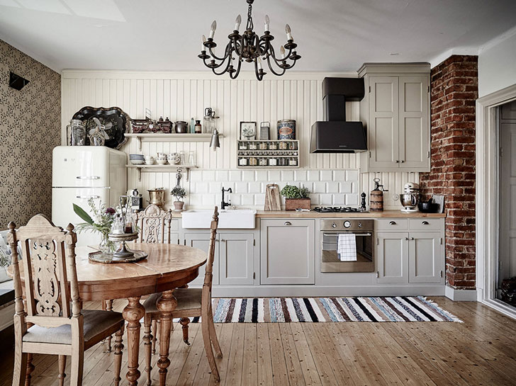 Vintage Scandinavian apartment