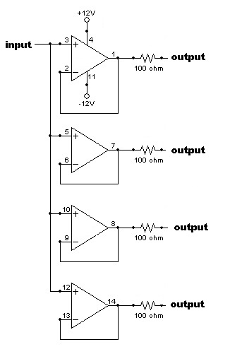 JonDent - Exploring Electronic Music: Buffered Multiple with LED indicator