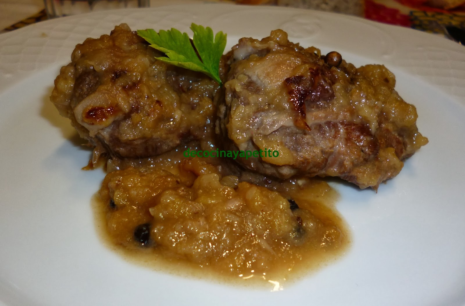 Cocinando con Vicky, recetas de cocina: Carrilleras de cerdo con salsa ...