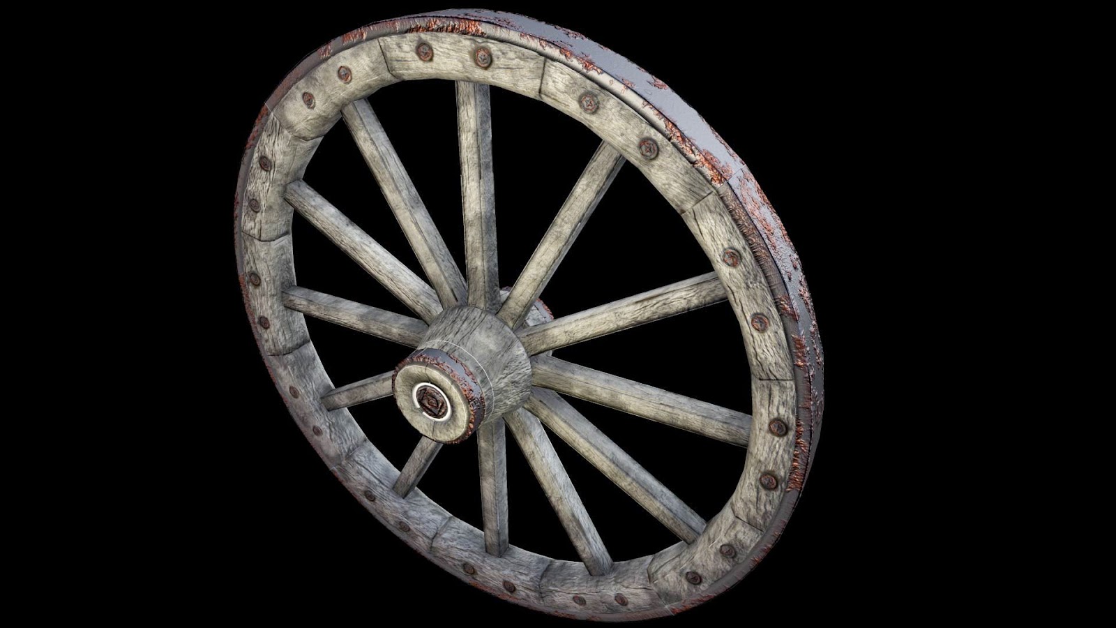 Double O Seffers: Wagon Wheel prop -- My new workflow from start to finish
