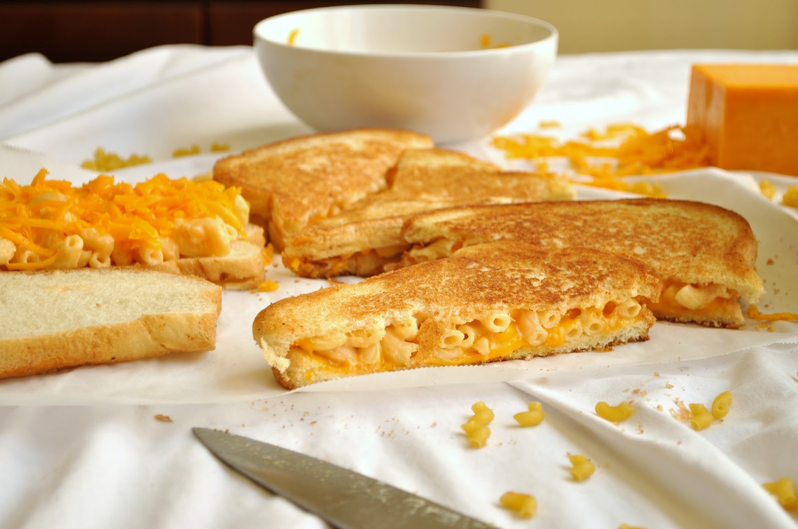 grilled mac & cheese sandwiches | Chow Creations