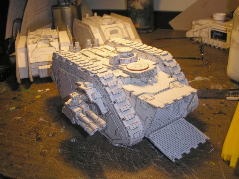 Paper Wargames: 40k Space Wolves spartan