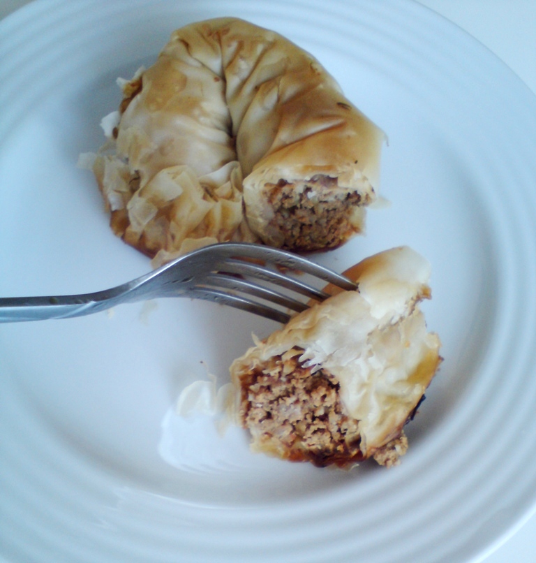 It All Tastes Greek To Me: Easy Beef and Bulgur Pie with Cumin Seeds