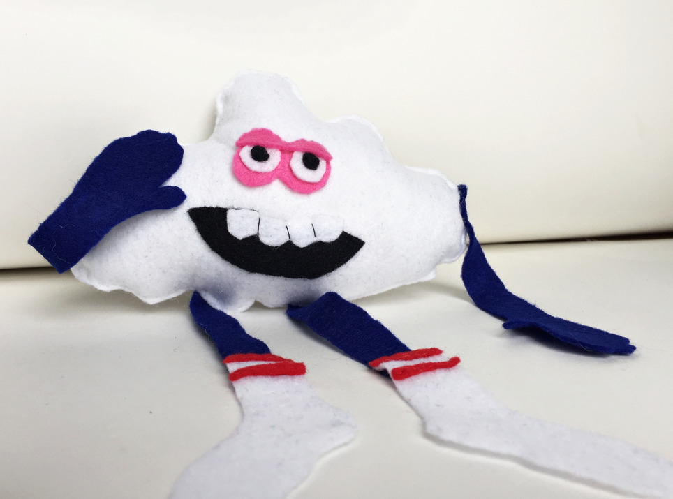 HeartFeltPeach: HOW TO MAKE CLOUD GUY FROM TROLLS | FELT | DIY ...