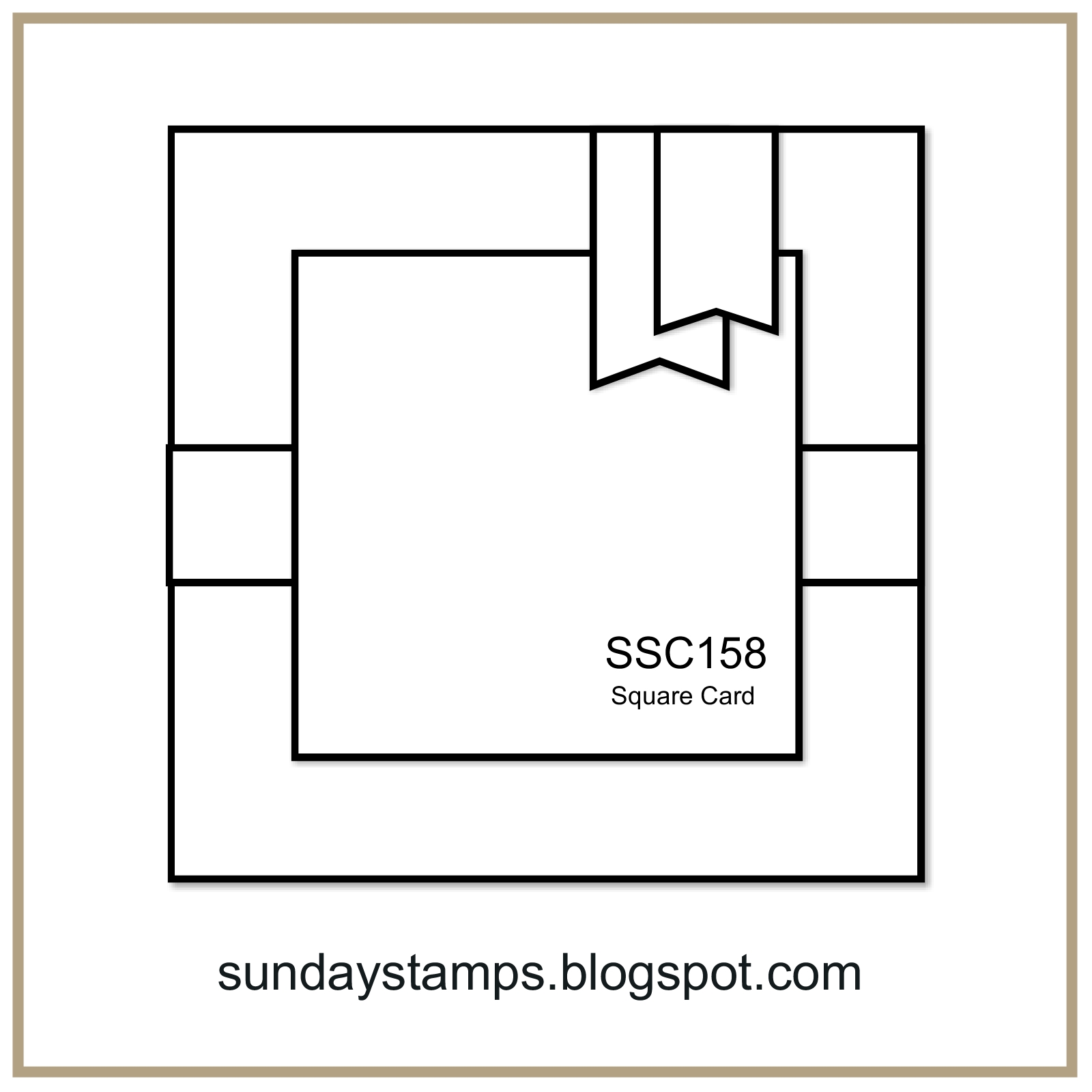 i♥Cards2: Sunday Stamps... Weekly Challenge: ssc158 Be Square