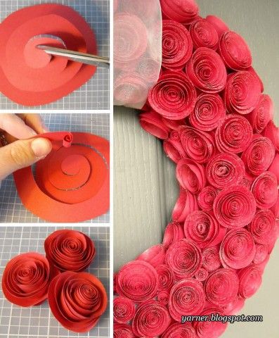 Spiral Roses - Craft Ideas 4 You