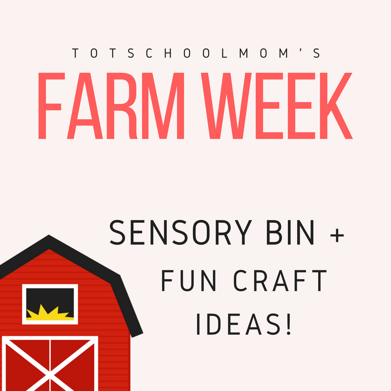 Tot School Mom: Farm Week in Tot School! Yeehaw!